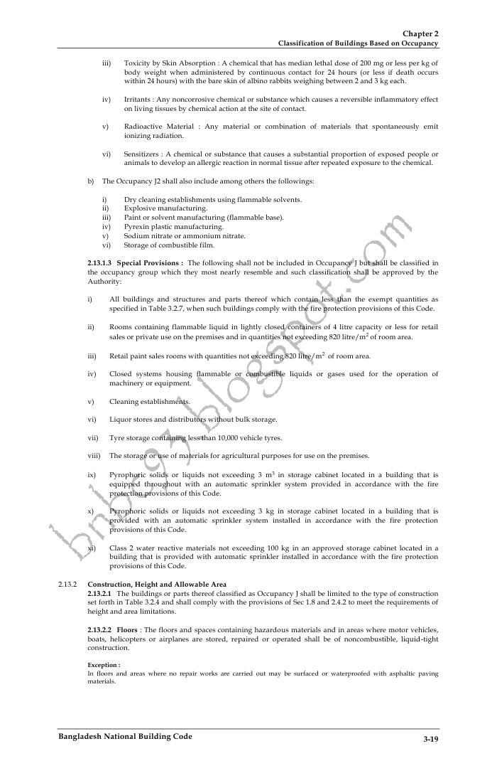 Bangladesh National Building Code: PART THREE: Chapter 2 ...
