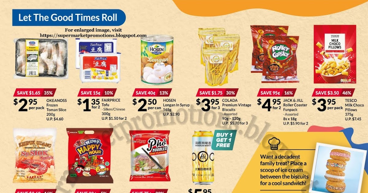 NTUC FairPrice Xtra Snacks, Home Essentials Promotion 25 March - 07 ...