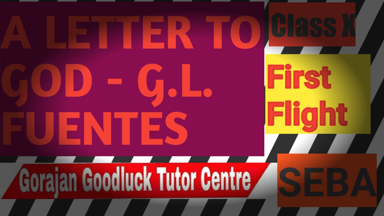 A LETTER TO GOD - G. L. FUENTES