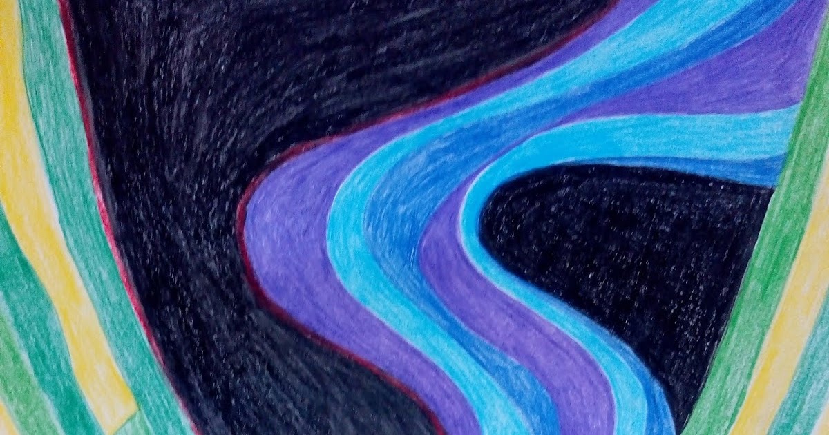 How to draw abstract flood joy drawing?