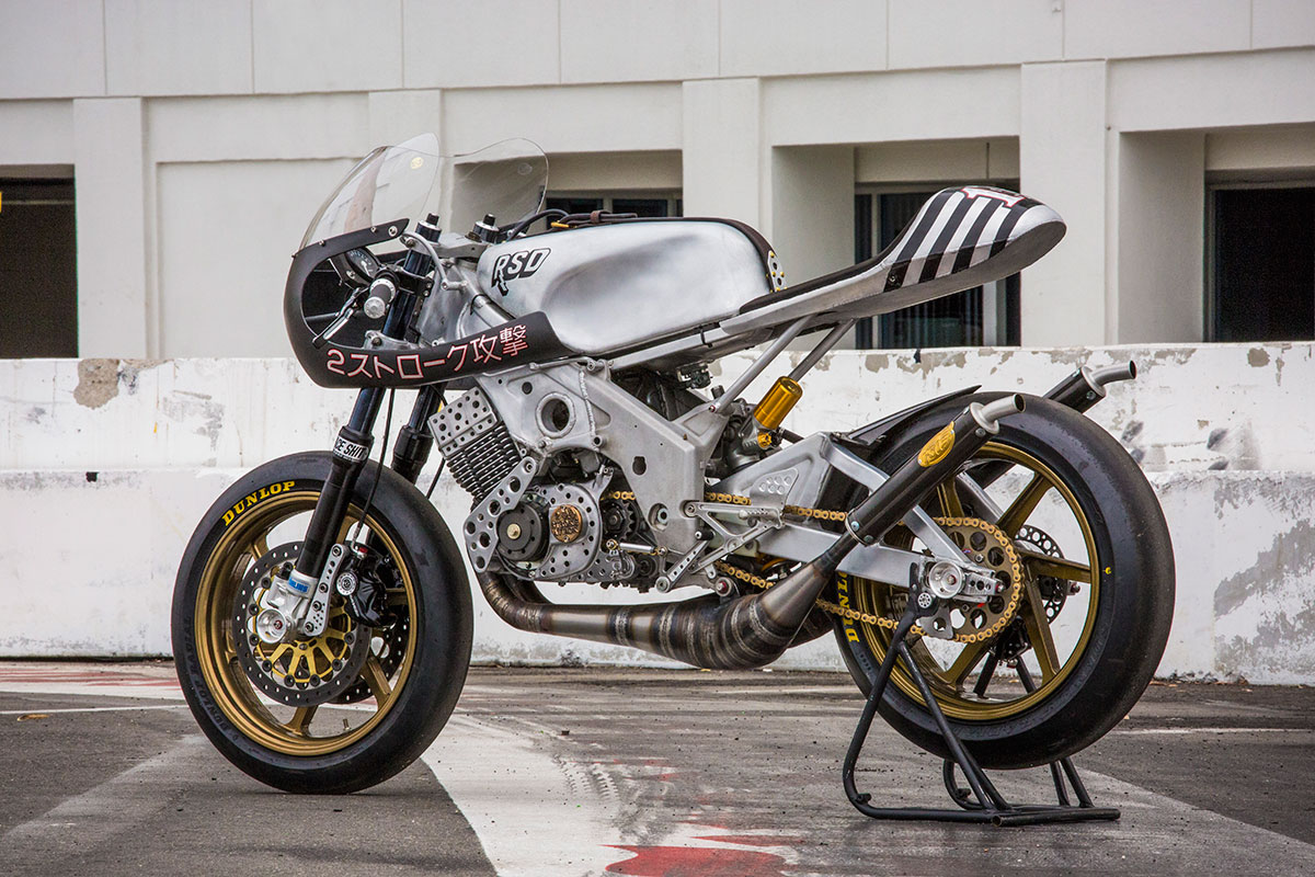 "2 Stroke Attack" Born Free 7 - RocketGarage - Cafe Racer Magazine