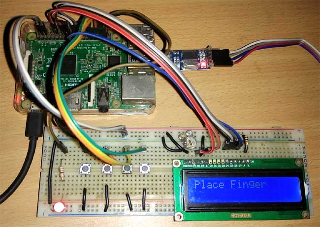 ROBOTICS: Fingerprint Sensor Interfacing with Raspberry Pi