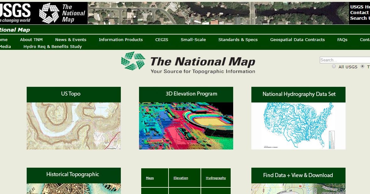 UpFront with NGS: The National Map and Its New Mapping Editor for USGS ...