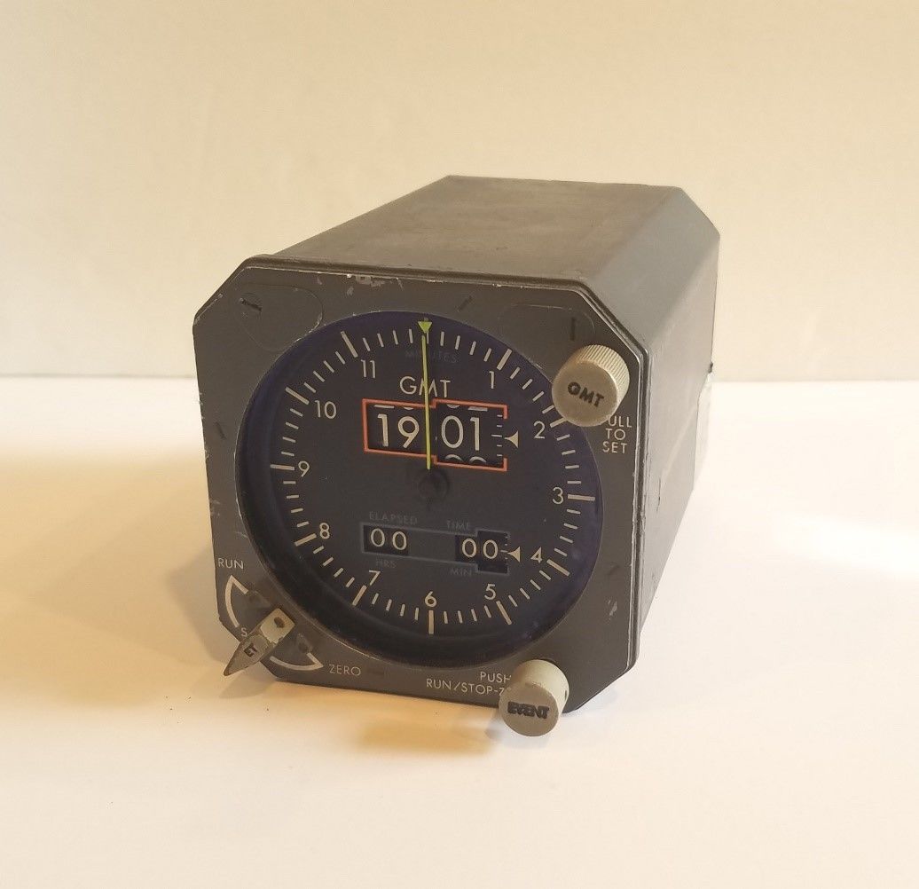 Haydon A15551-P1 aircraft clock. (Boeing: 60B00100-20): aircraft clocks