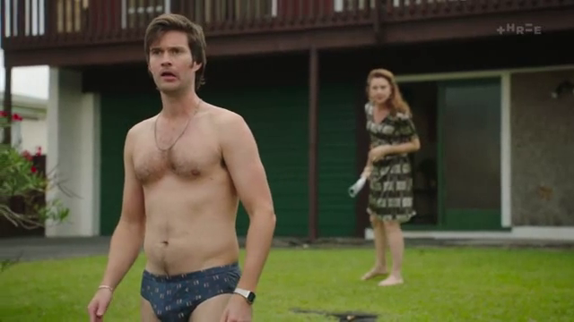 ausCAPS: Daniel Musgrove and Caleb Wells shirtless in Westside 4-07 "Episode #4.7"