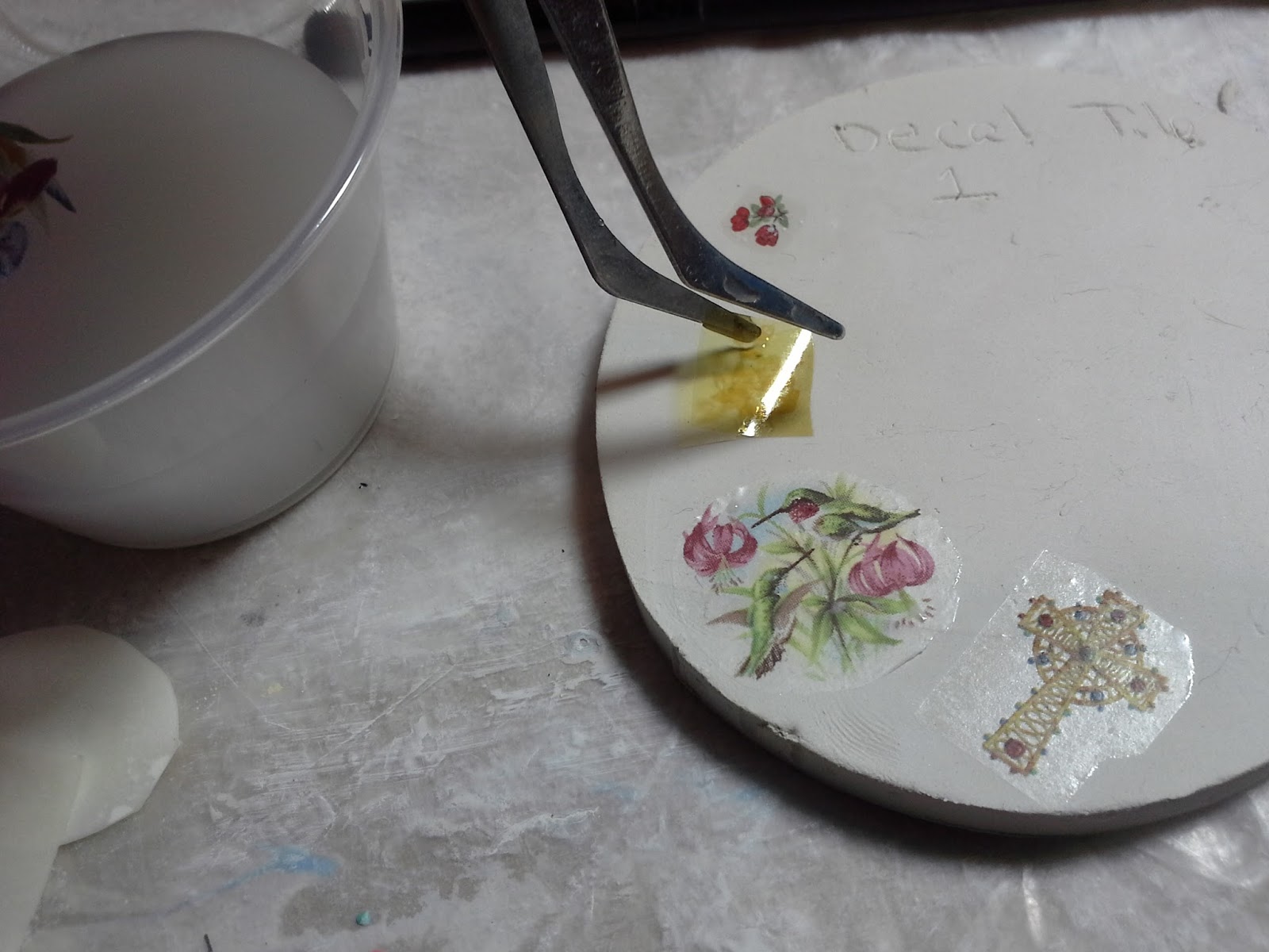 Combat Medic to Ceramic Artist: How To - Experimenting with Decals