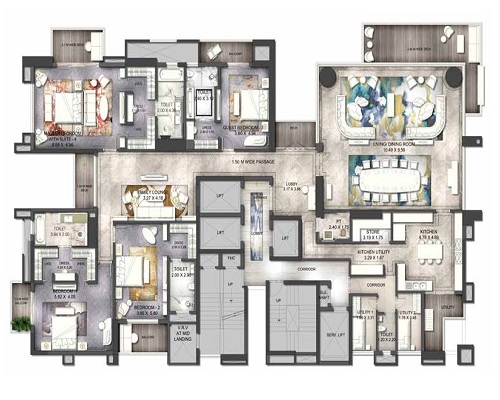 ATS KnightsBridge Sector 124 Noida | New Launched 4 & 6 BHK Apartments ...