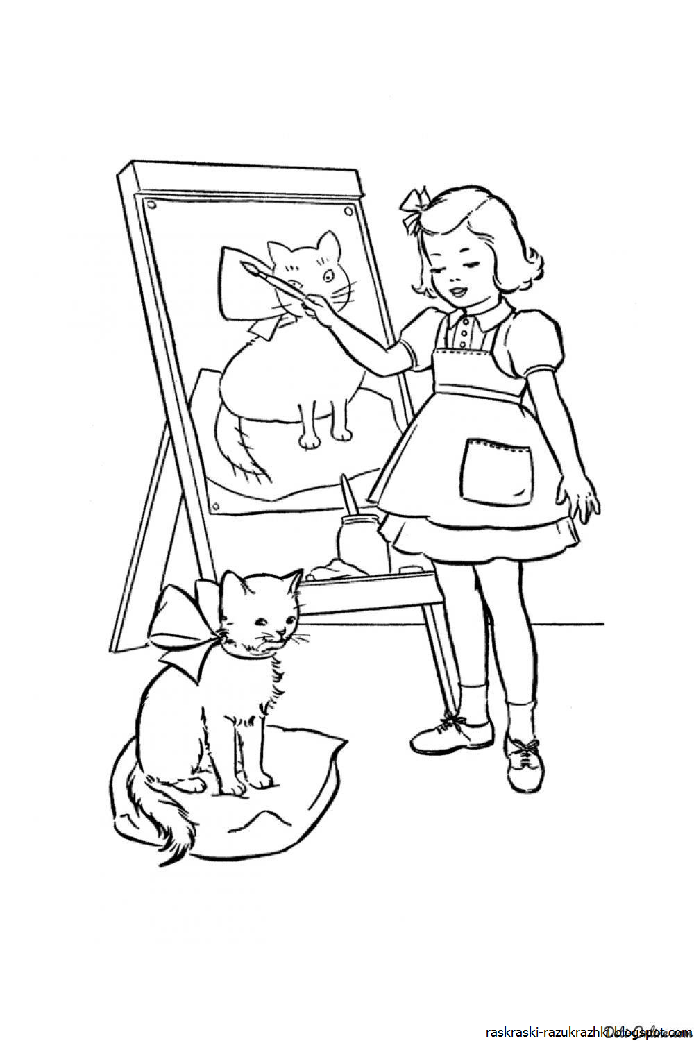 Раскраска Рисовать