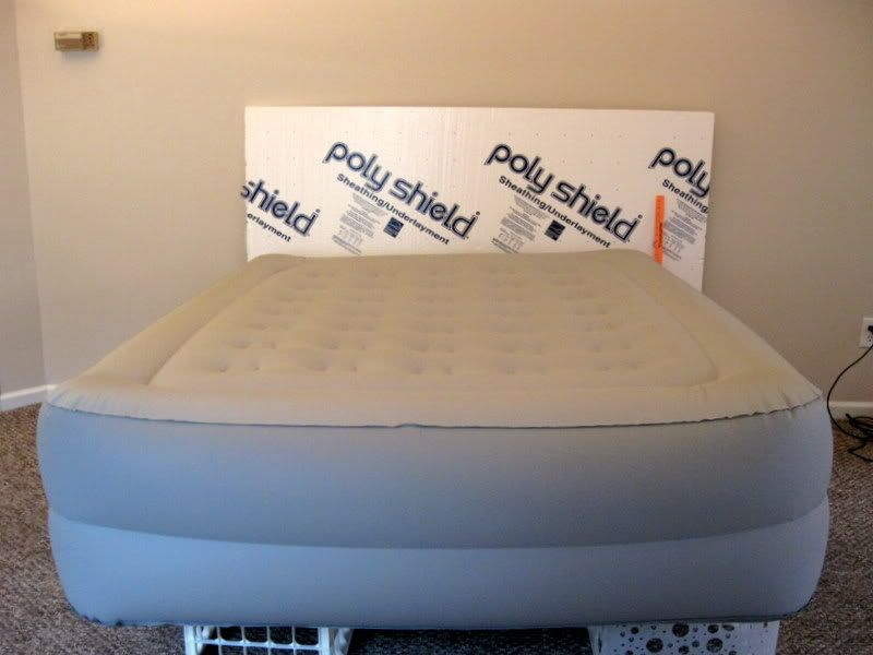 DIY Headboard and Make-Believe Bed | DIY Home Staging Tips