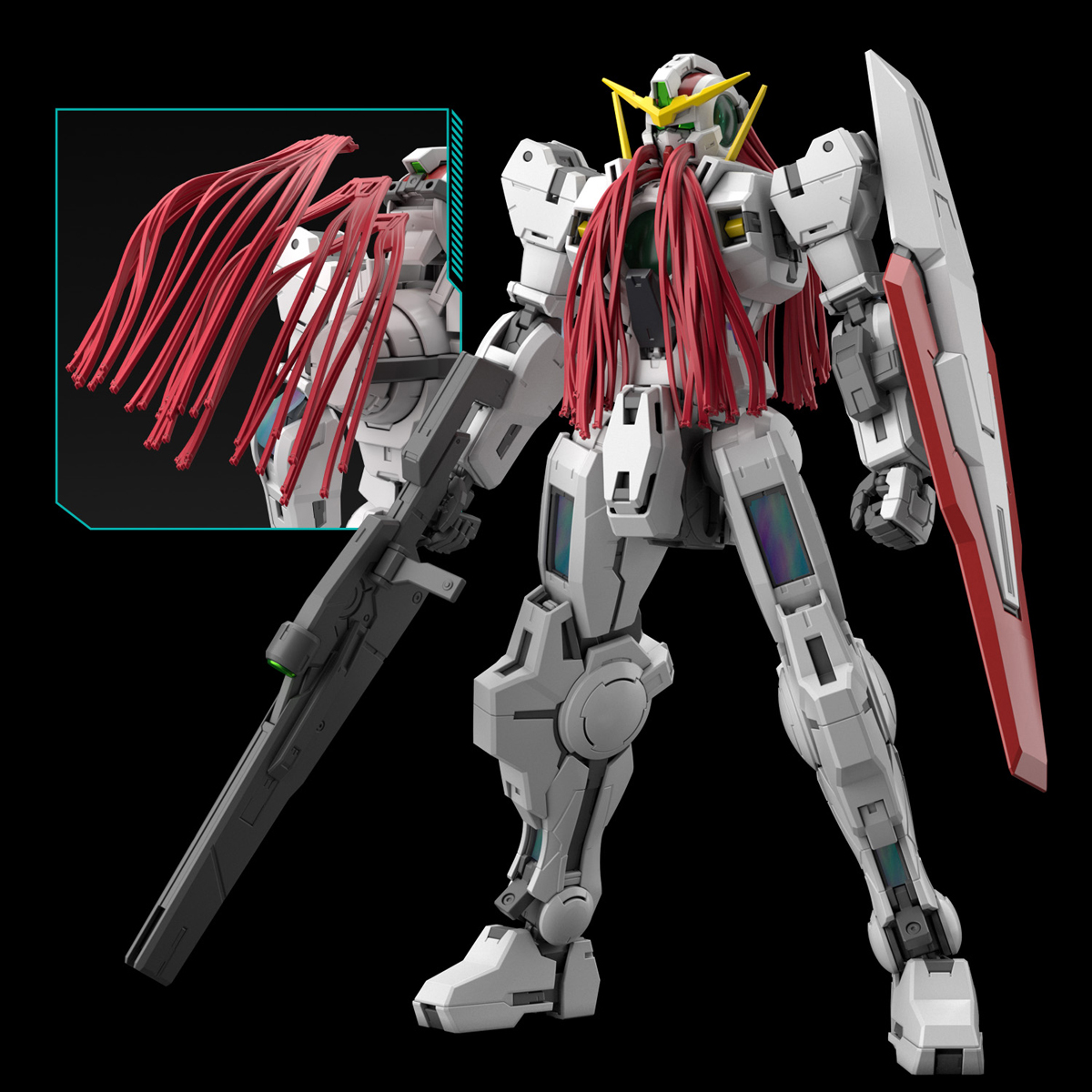 MG 1/100 GN-005 Gundam Virtue & GN-004 Gundam Nadleeh, Bandai - Pilot ...