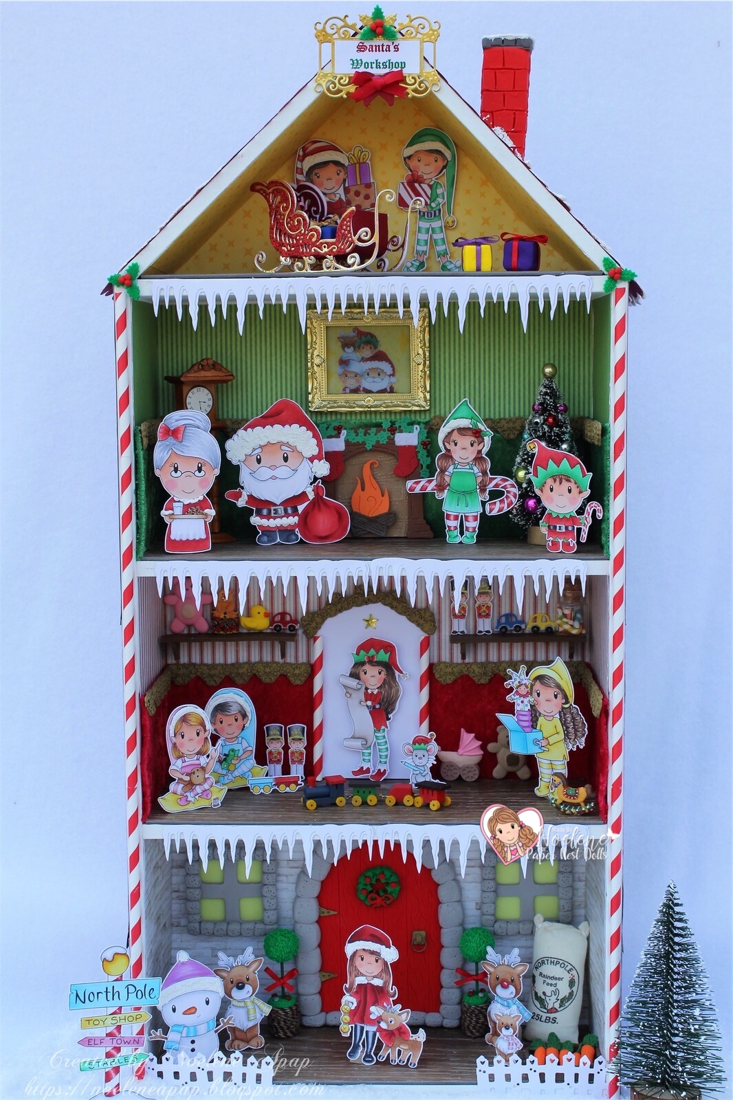 Paper Nest Dolls: Santa's Workshop featuring North Pole Collection by ...