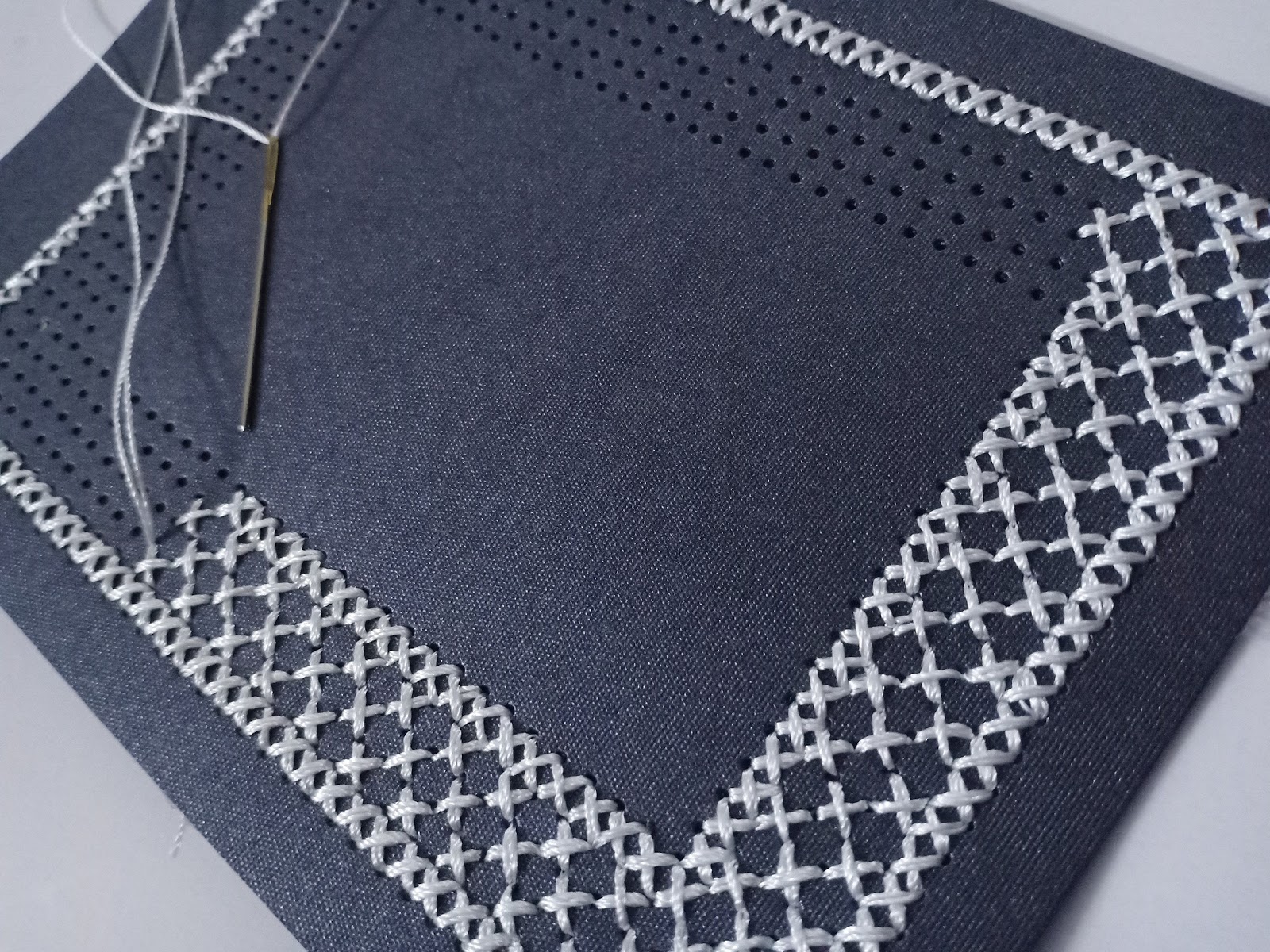 AZLINA ABDUL: Stitching on cards