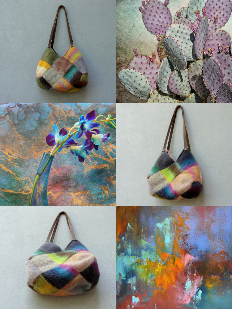 Star of the East: Newly Listed: Knitted Felted Wool Bag