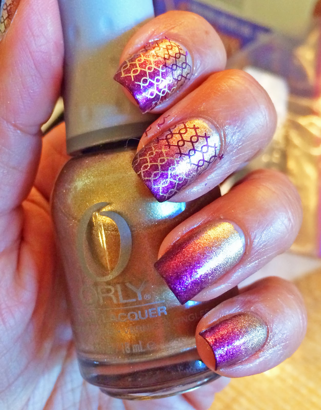 Adventures in Lacquer: Gradient Stamp