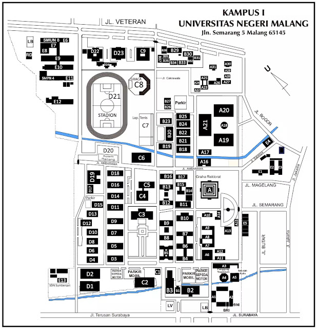 Denah Kampus Universitas Negeri Malang Terbaru - HMI FMIPA UM