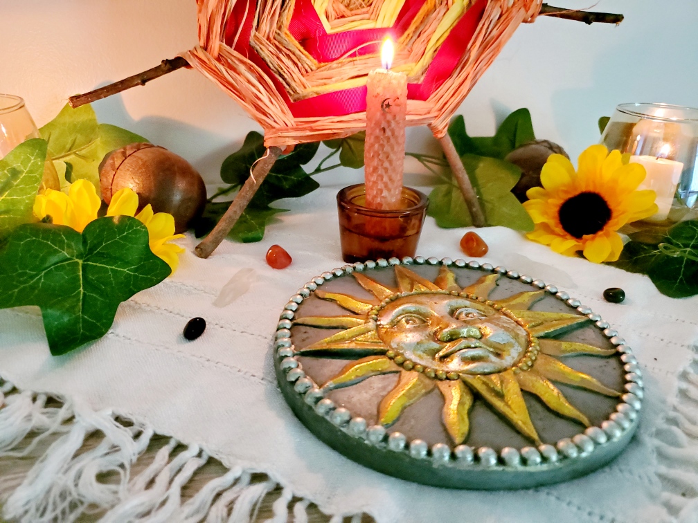 Flying the Hedge: Litha/Midsummer Solstice Altar 2020