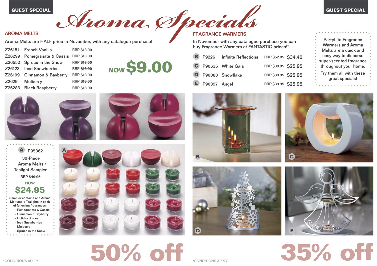 Michelle's Candles: November Specials