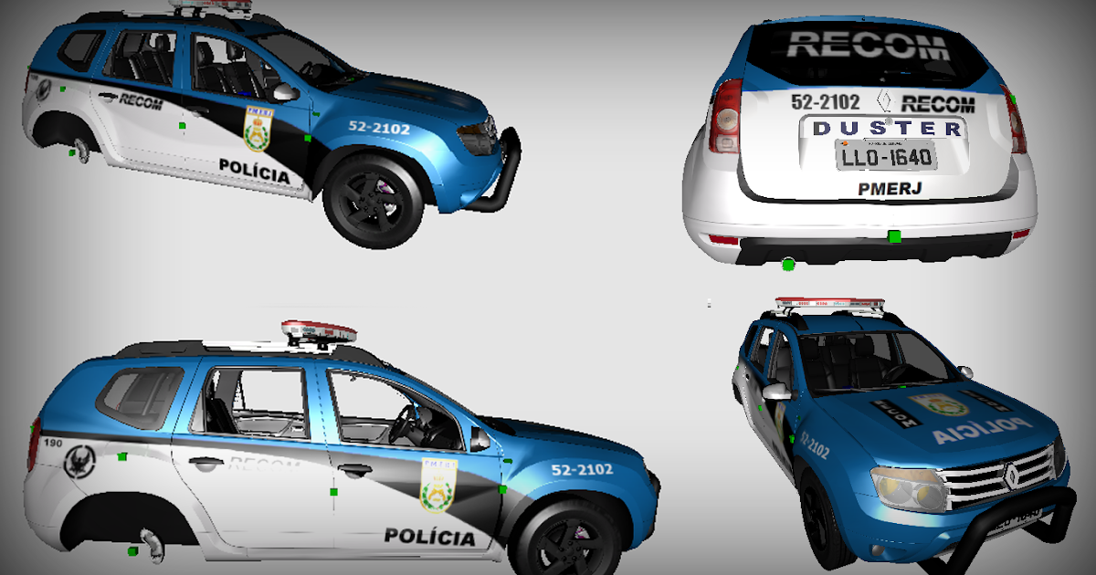 Equipe GTA RJ 2.0: Duster Recom PMERJ , Viatura Exclusiva!