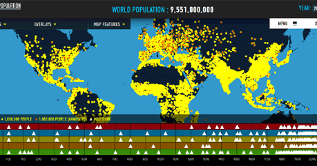Maps Mania: Mapping the History of World Population