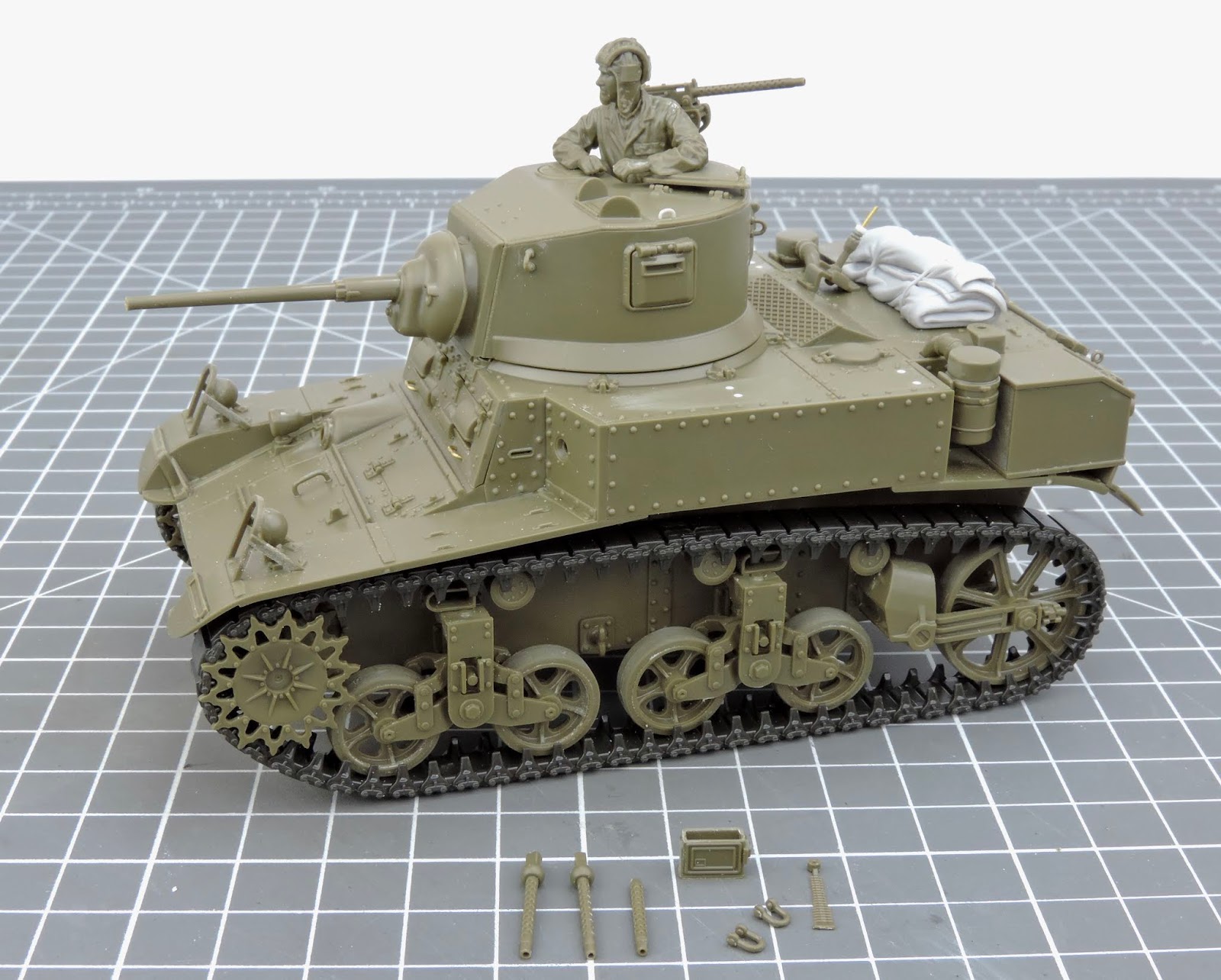 Pete's Model World : Tamiya M3 Stuart, A Speed Build!