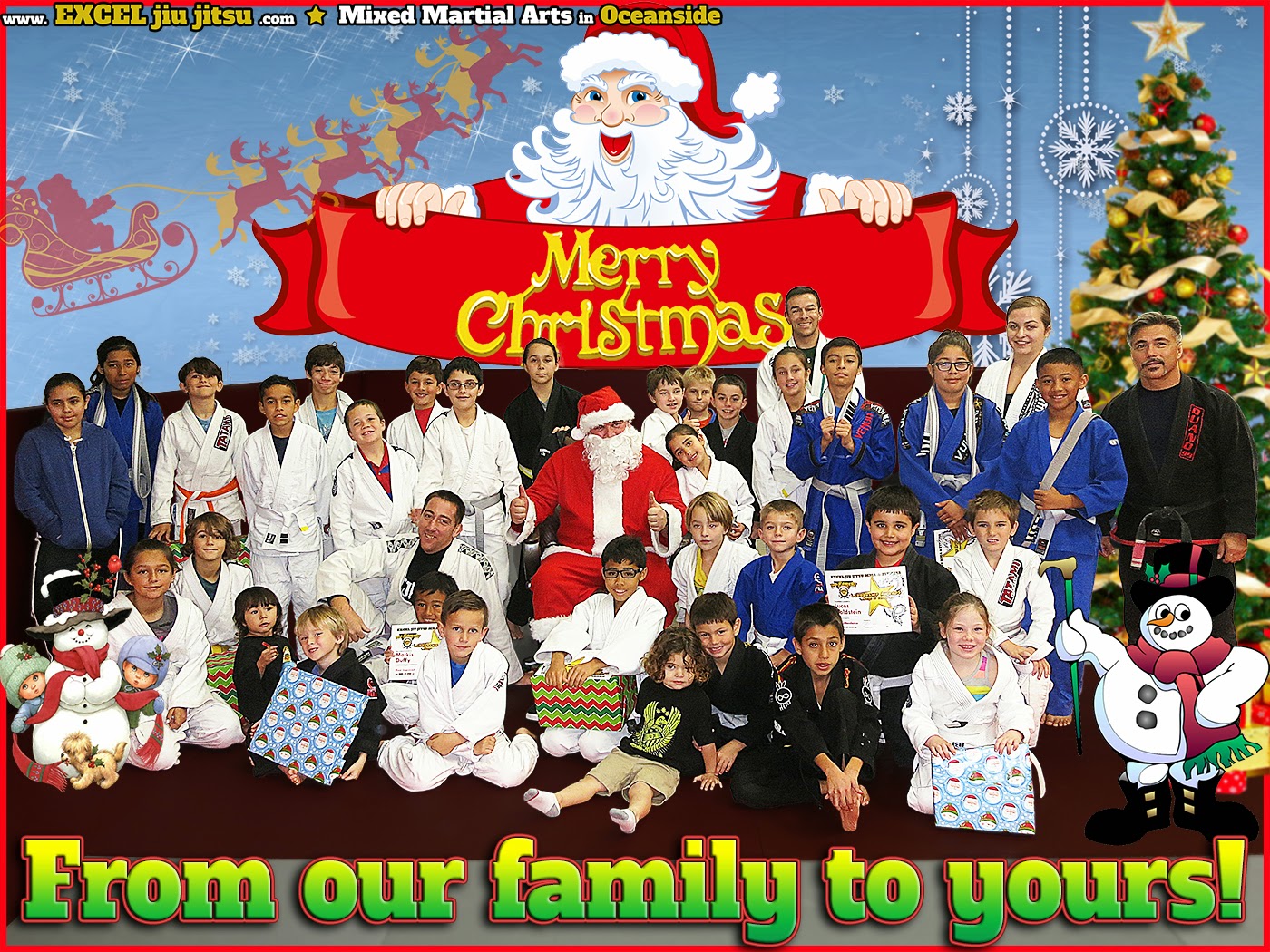 Excel Jiu Jitsu MMA & Fitness: BJJ Kids Christmas training and Kids ...