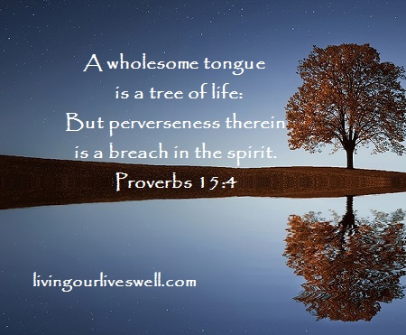 Living Our Lives Well: Proverbs 15 Scripture Pictures