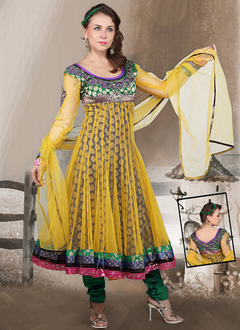 Latest Fashions Updated: net anarkali suits
