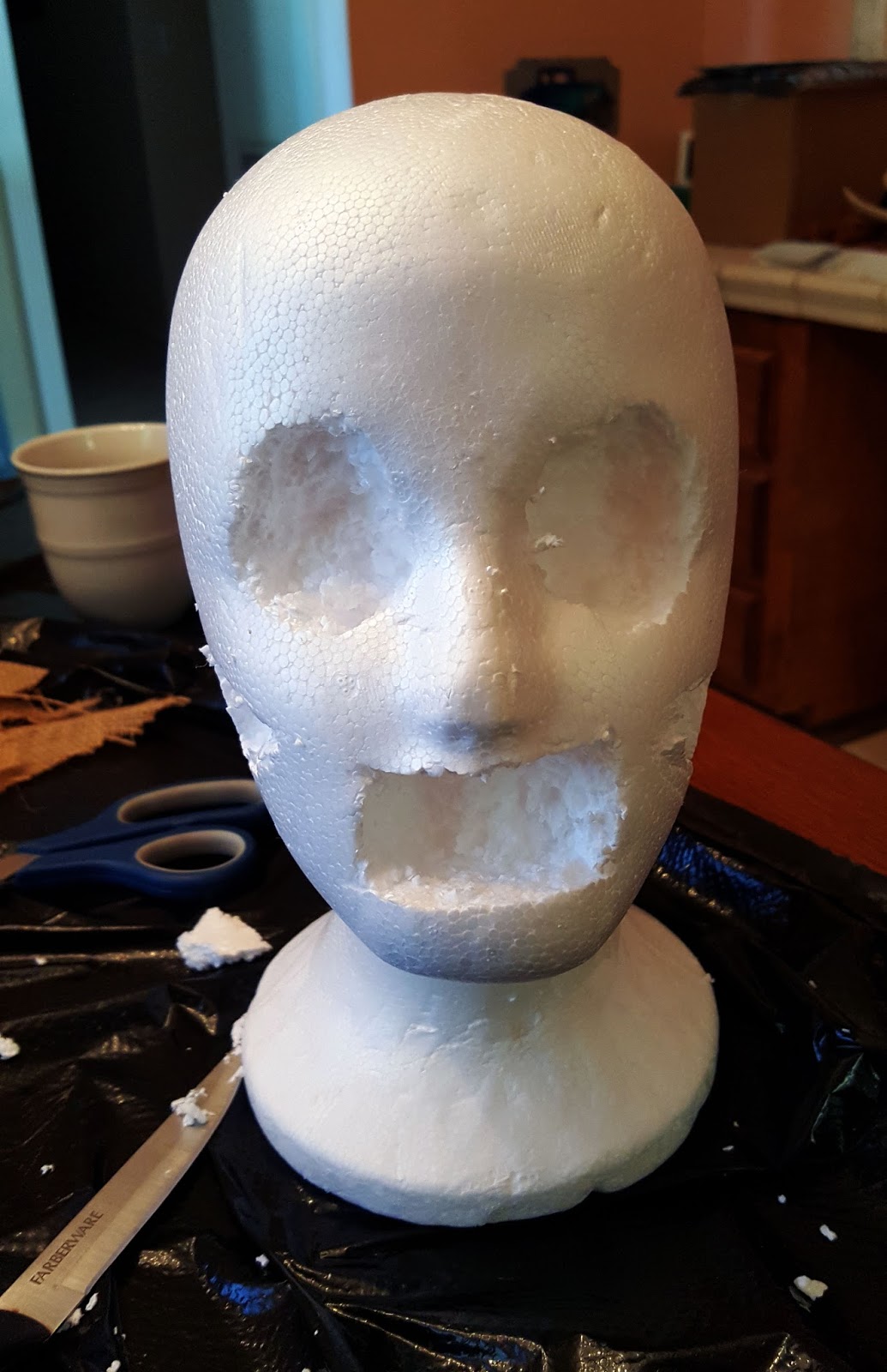 Crafts: Making a Scarecrow Head