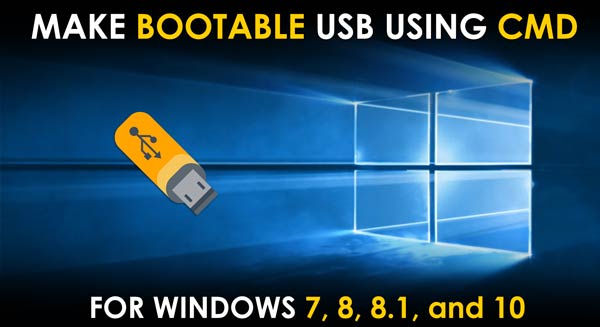 How to make a Bootable Pendrive Using CMD for format any windows ...