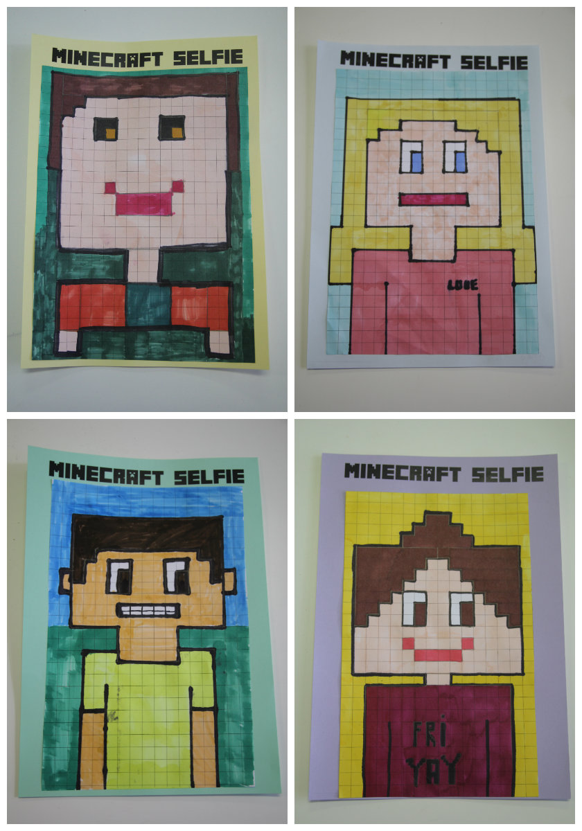 Klas6sintmichiel: Minecraft selfie