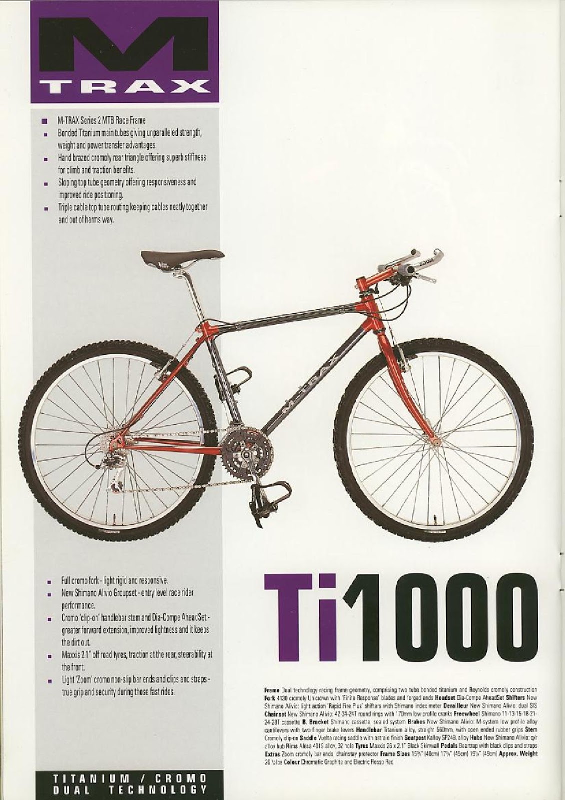 CATALOGUES RALEIGH: RALEIGH 1995