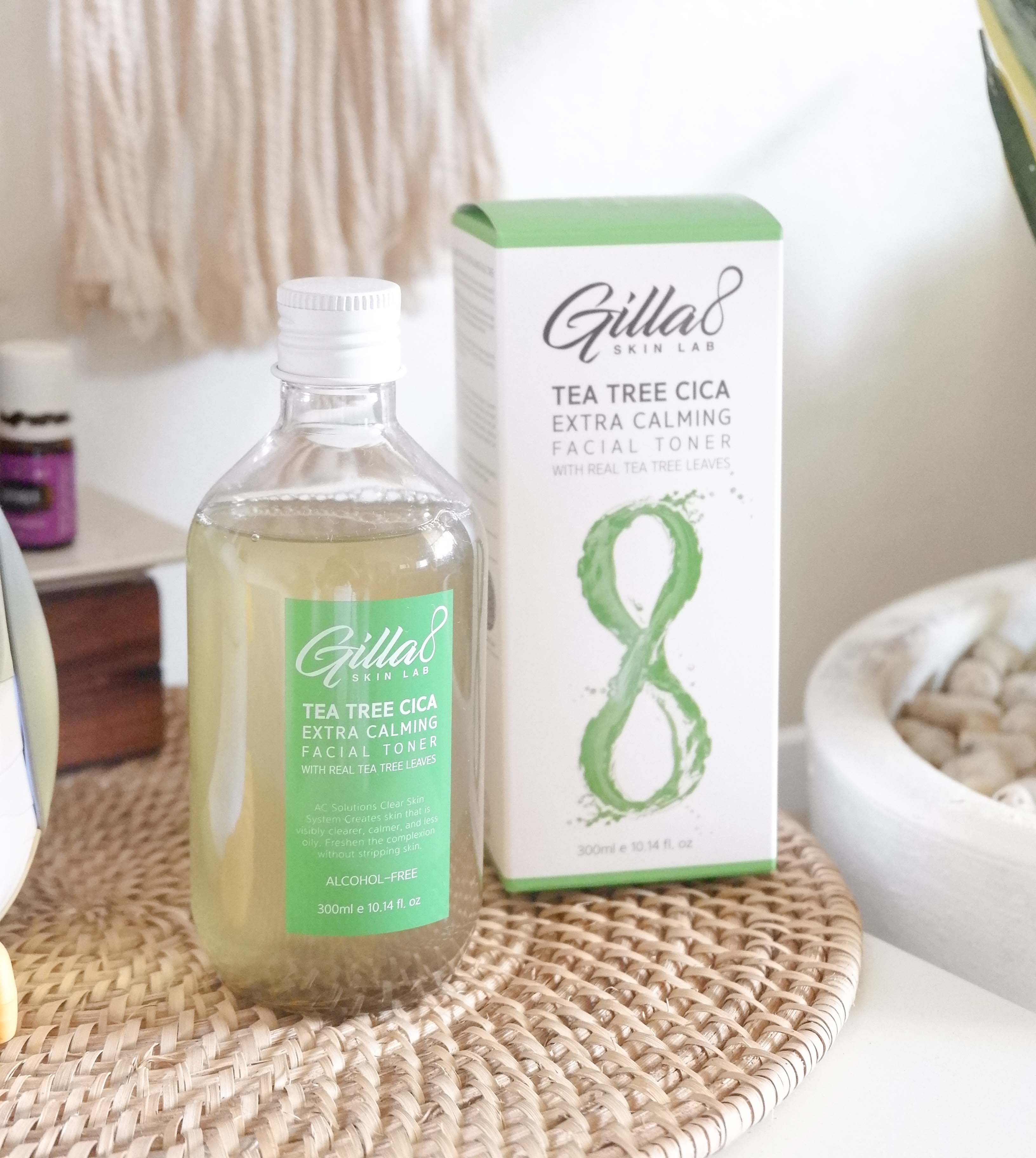 REVIEW OF GILLA8 - TEA TREE CICA EXTRA CALMING FACIAL TONER — Cessa