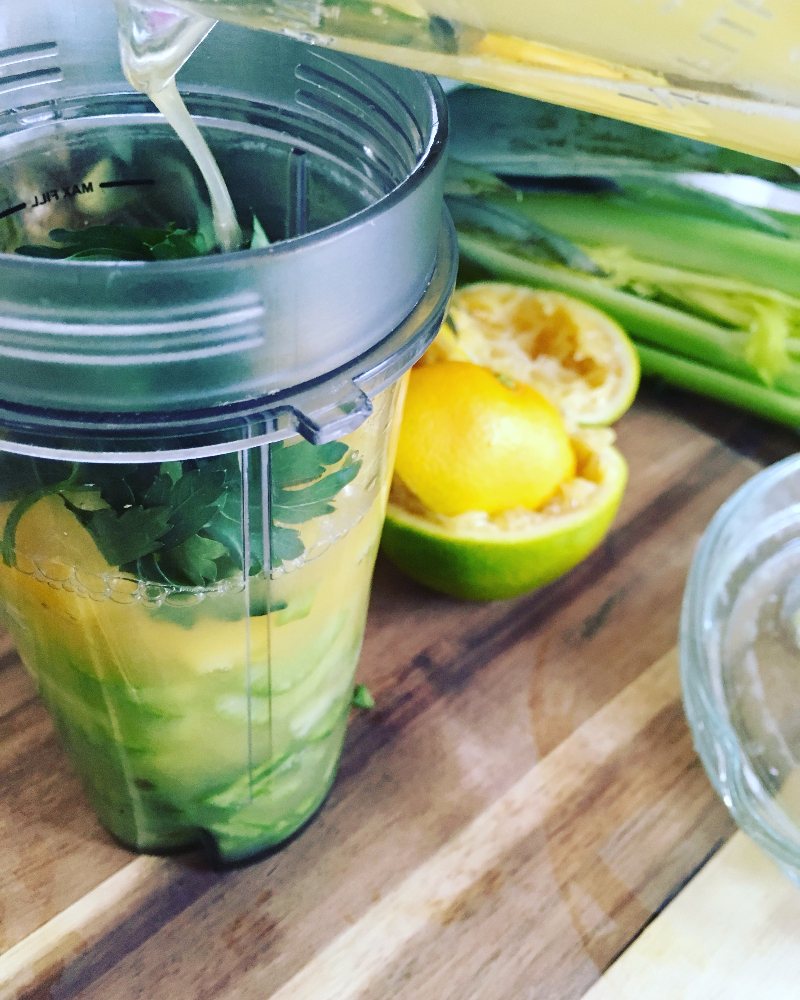 Jugo verde de nopal - Delirios de Cocina