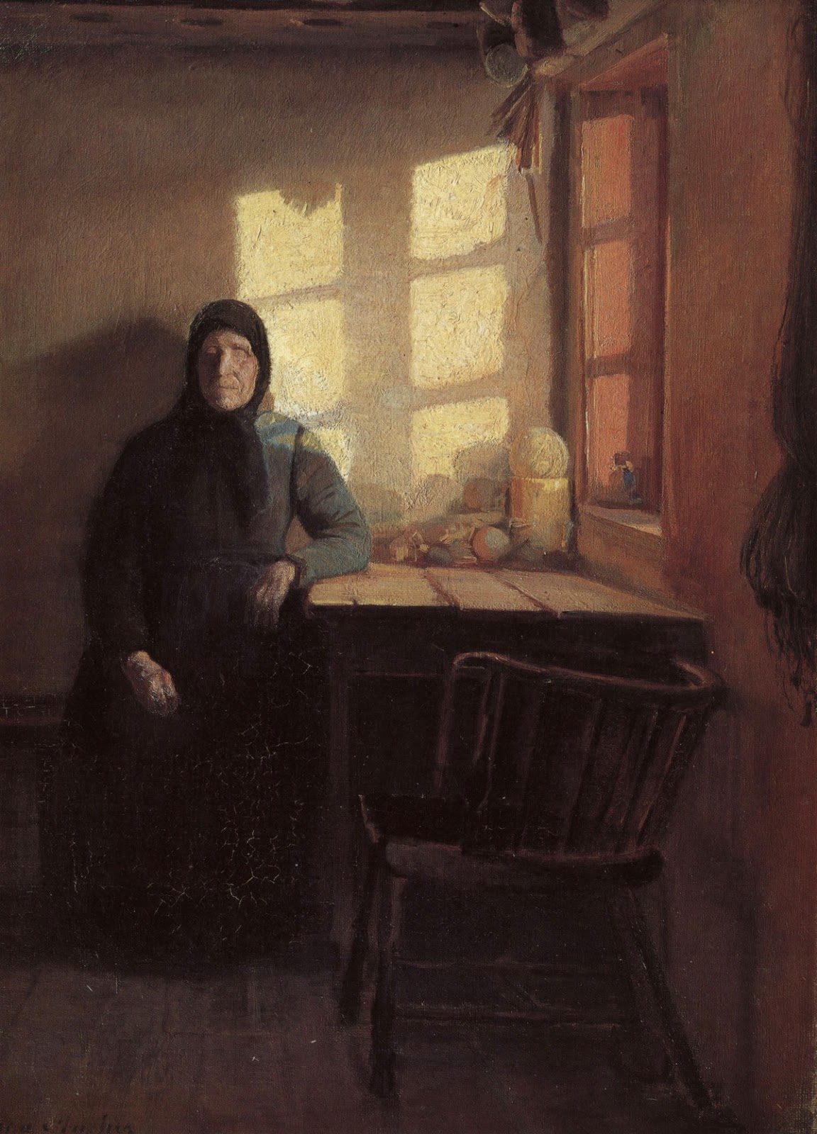 Anna Ancher: Solskin i den blindes stue