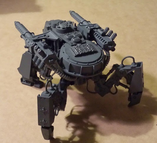 AddictedToStyrene: Dust Warfare: Axis Heavy Walker conversion