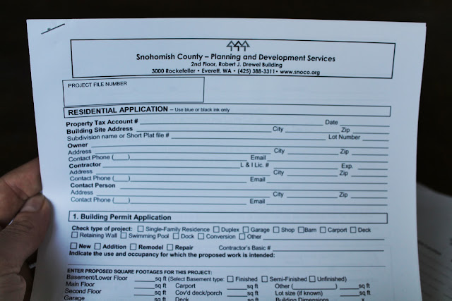 set the trail: our homestead: paperwork for the county and finishing ...