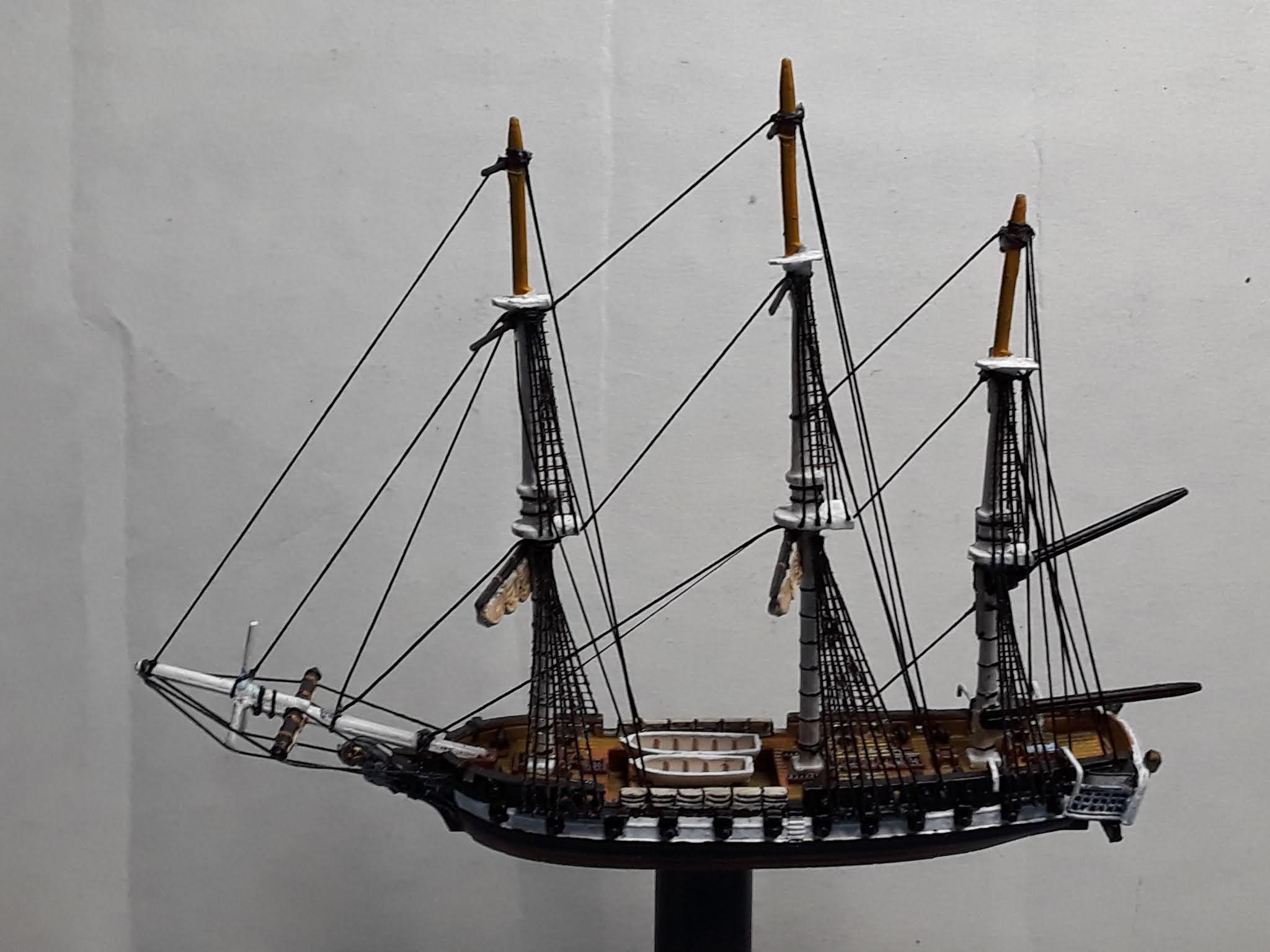 A Miniatures Hobby Room: Black Seas USS Constellation Part I
