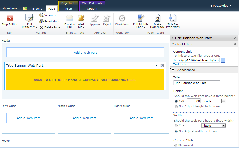 SharePoint and Powershell Stuff: Custom SharePoint Site Title Bar using ...