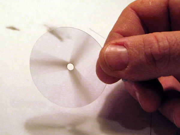 Fill 'n Sand: Airbrushed prop blur discs.