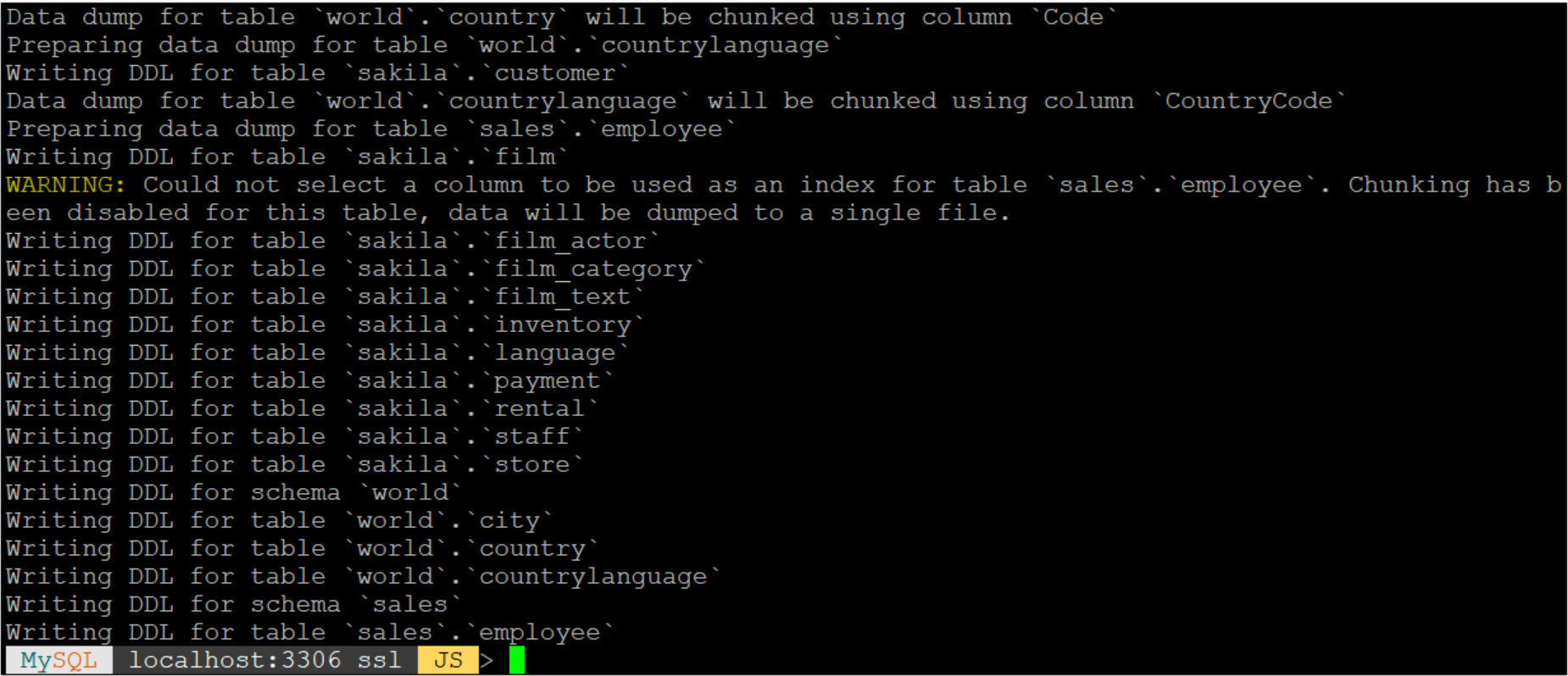 Mysql Solutions On Premises And Cloud How To Take Mysql Backup Using Instance Dump Features 3527