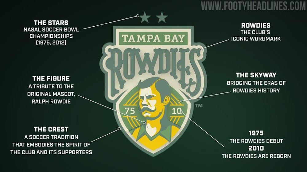 Tampa Bay Rowdies 2021 Logo + Trikots veröffentlicht - Nur Fussball