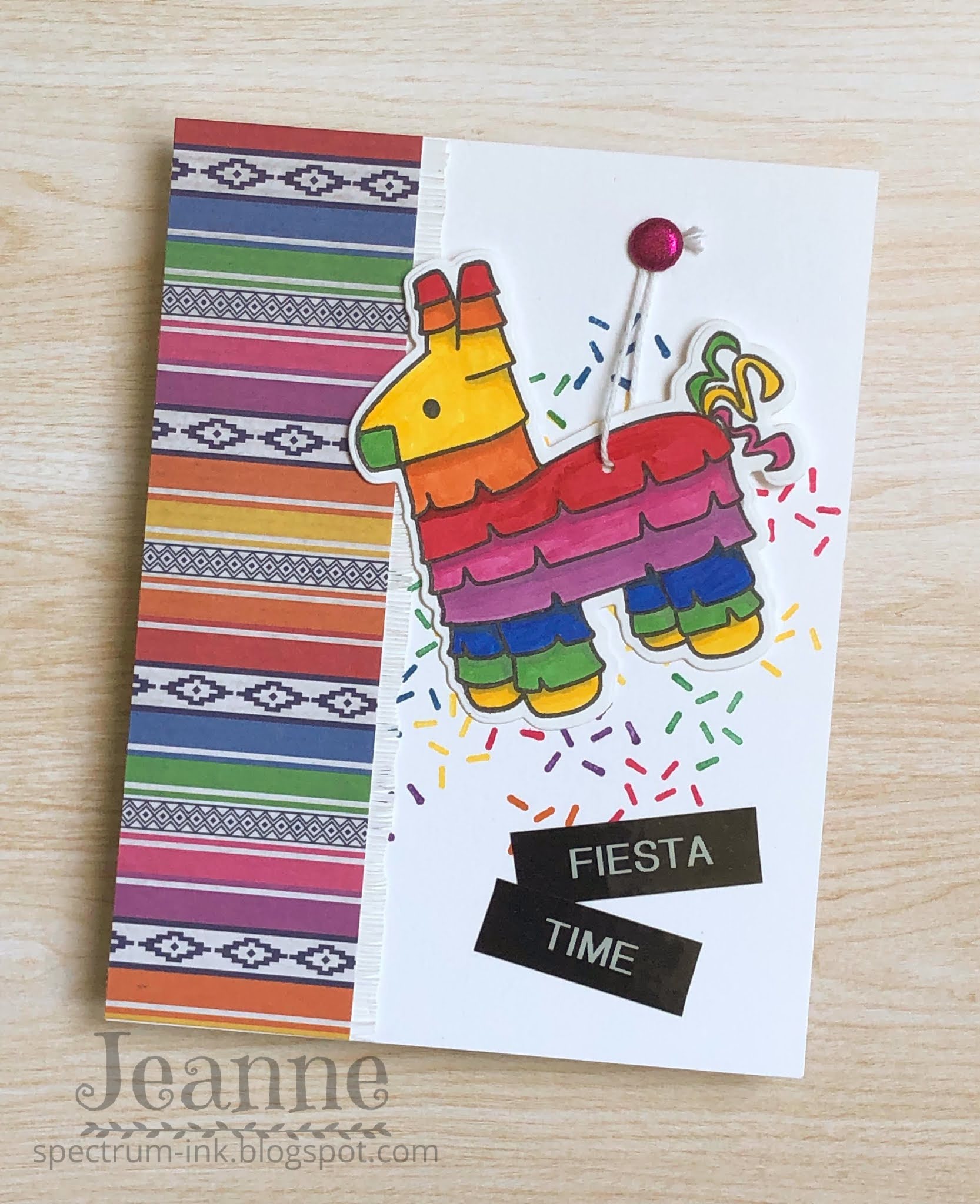 Spectrum Ink: Interactive Pinata Card