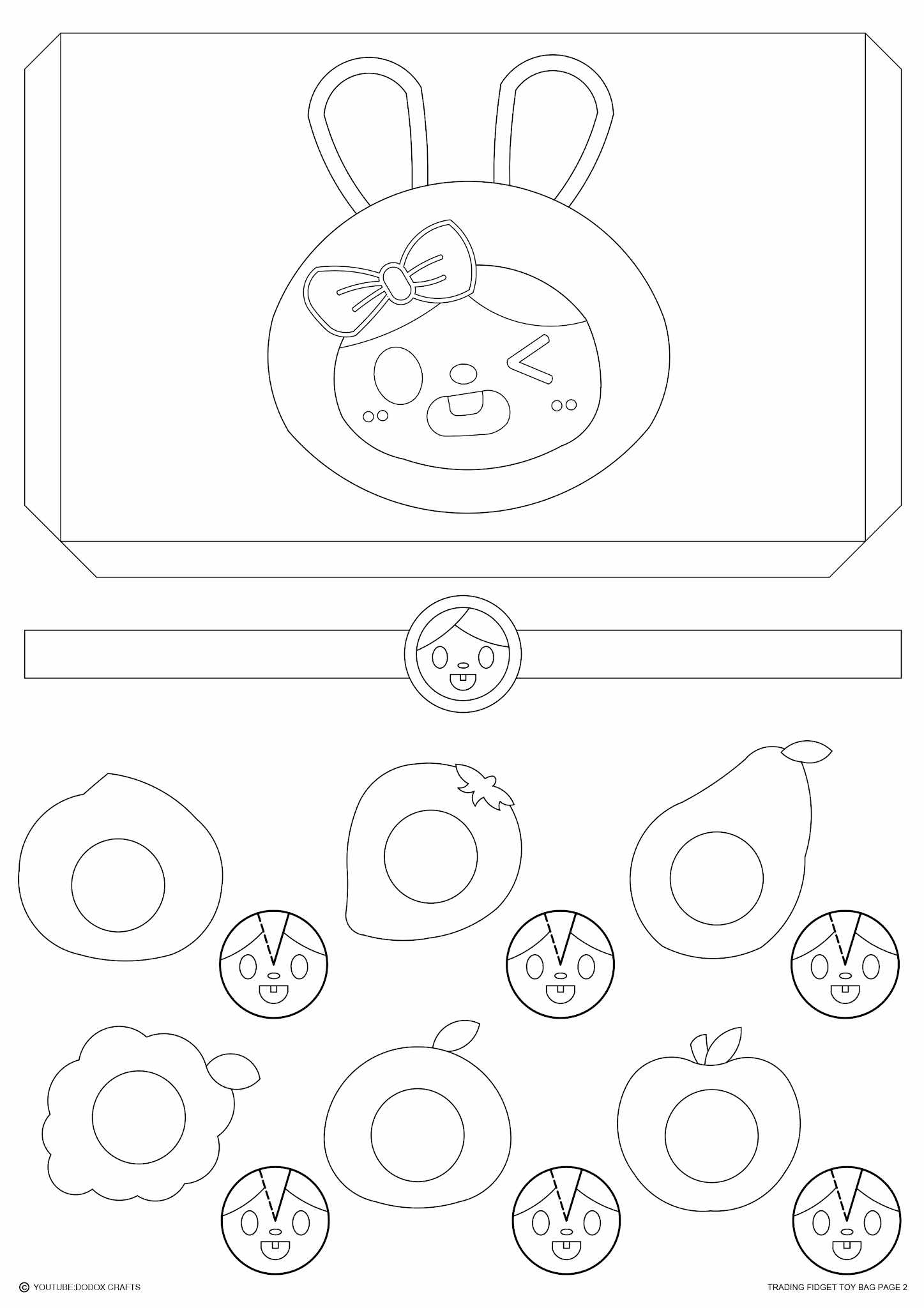 Dodoxcrafts: How to make fidget trading board / free printable