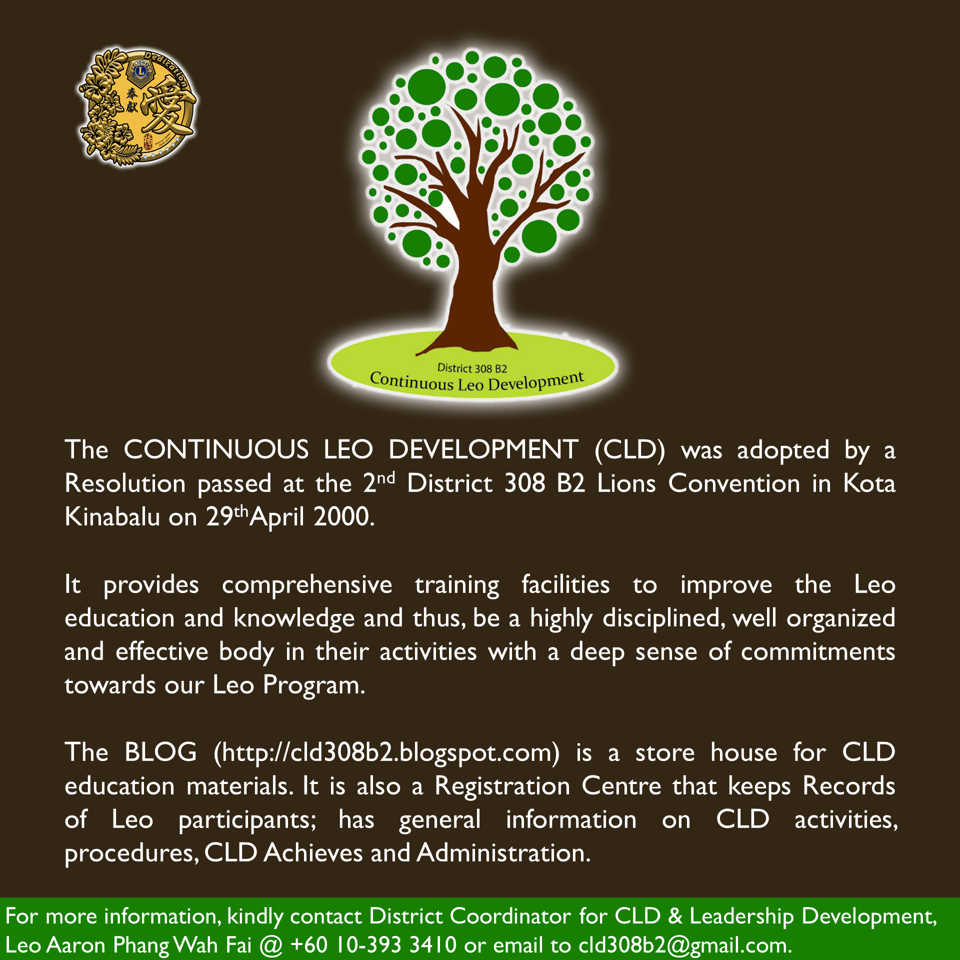 CONTINUOUS LEO DEVELOPMENT PROGRAM