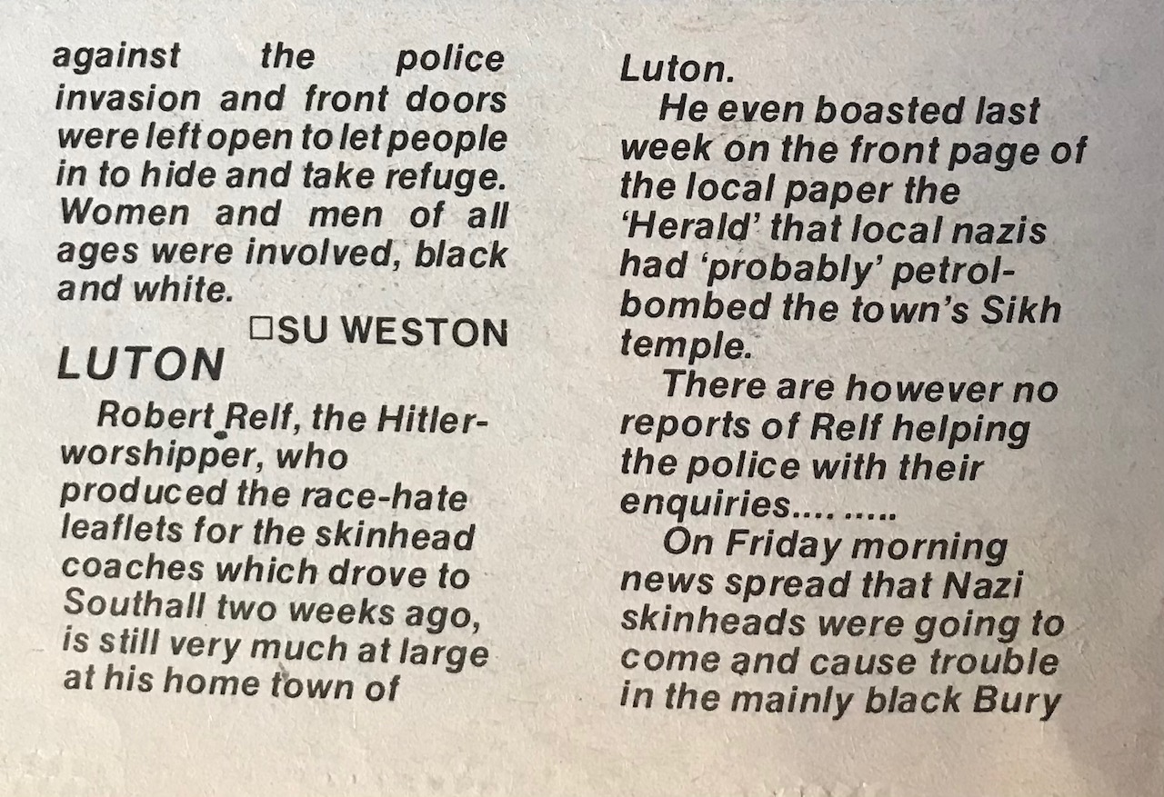 History is made at night: The Luton Riots of 1981 - Brixton comes to ...