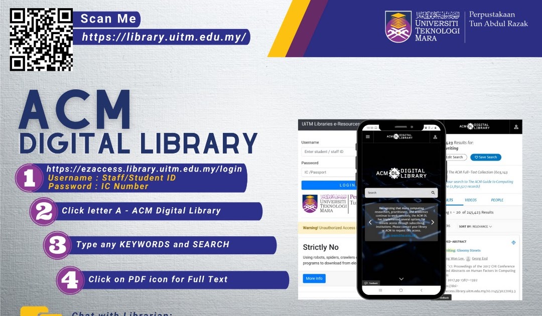 Discover Our eResources : ACM Digital Library - Perpustakaan UiTM