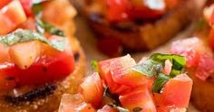 Authentic Italian Bruschetta - Recipes For Food