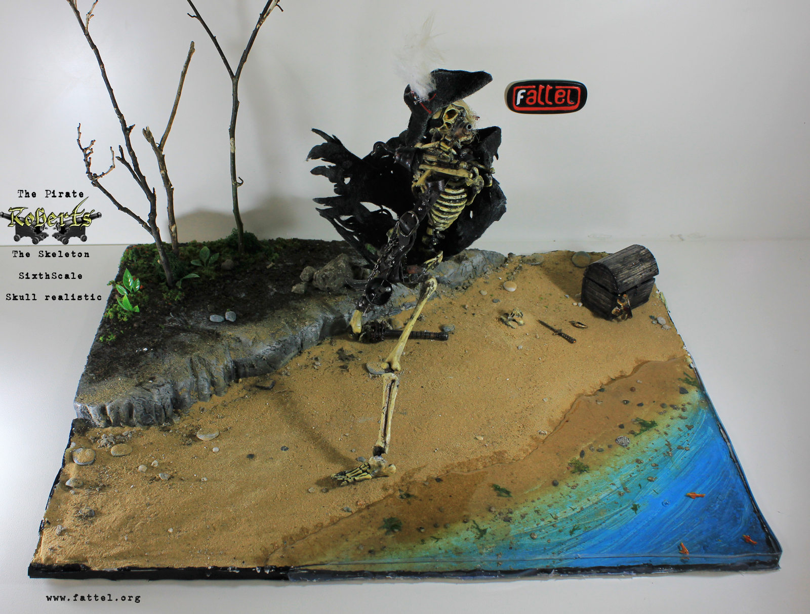 Action figure skeleton by Fattel: "Pirate Roberts" The Skeleton ...