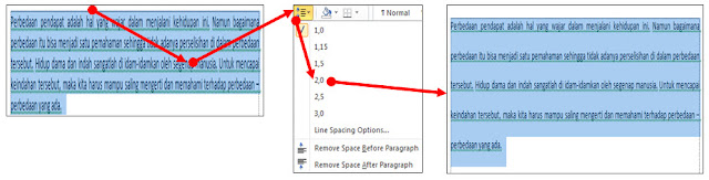 Fungsi dan Cara Menggunakan Line, Paragraph Spacing, Shading, dan ... Fungsi dan Cara Menggunakan Line, Paragraph Spacing, Shading, dan ...
