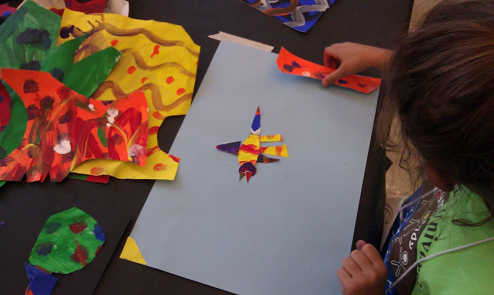 Pictures and Paint Brushes: Art Camp: Eric Carle Collage